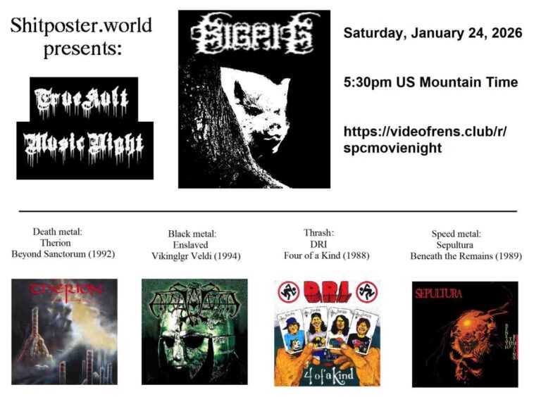 Metal Listening Night (January 24, 2026)